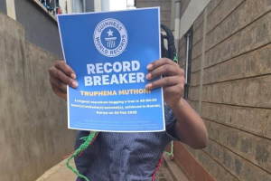 Truphena Muthoni Awarded Guinness World Records Badge for 48-Hour Tree ...